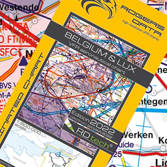 Rogers Data Europe Aeronautic chart