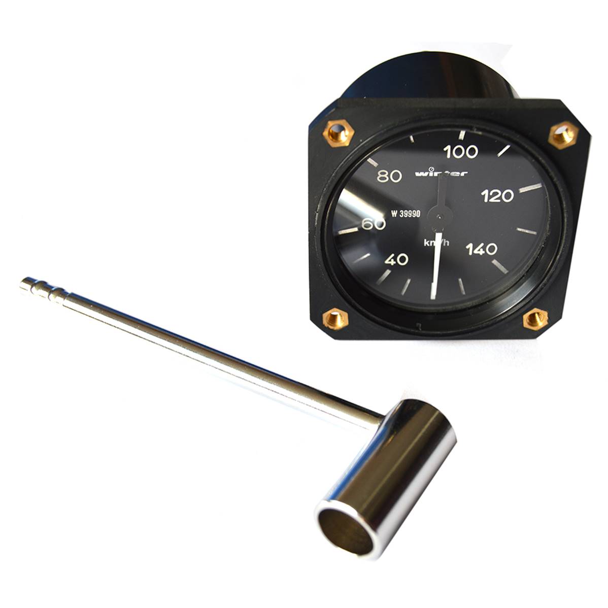 'Airspeed indicator 20-140 KN 3-1/8