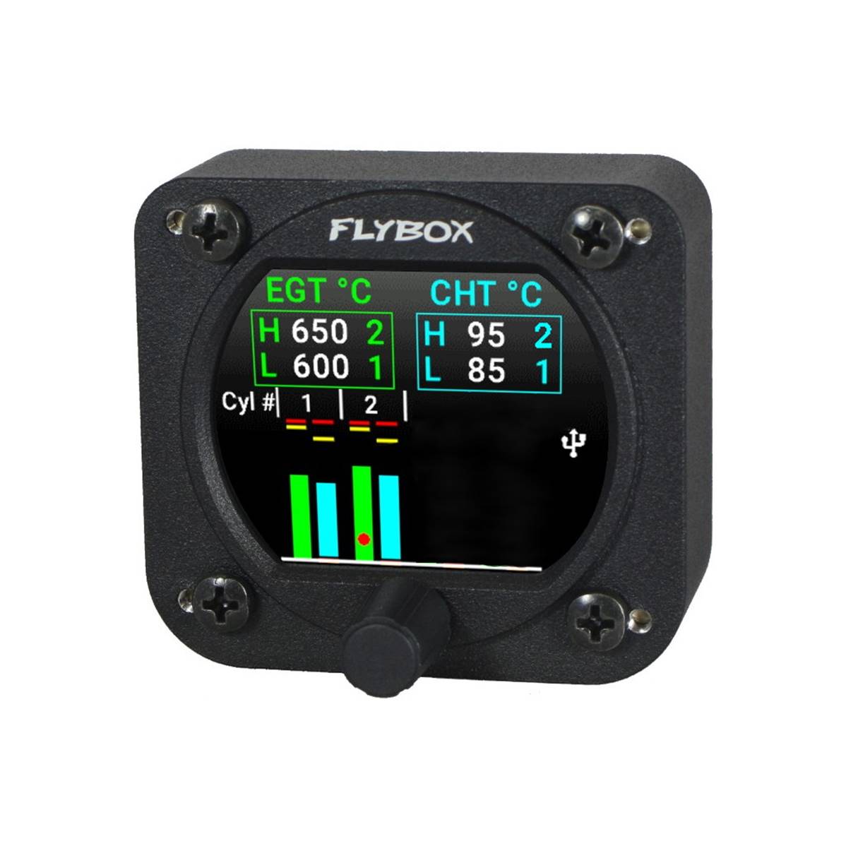 Dual CHT/EGT OMNIA - Motor instruments | Aeronautical ULM TECHNOLOGY Shop